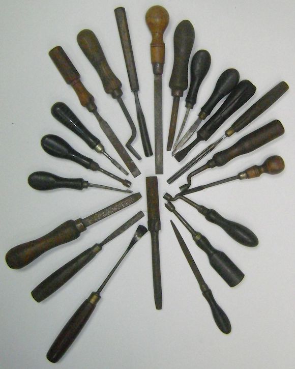 Bonhams : A group of gunmakers tools (qty.)
