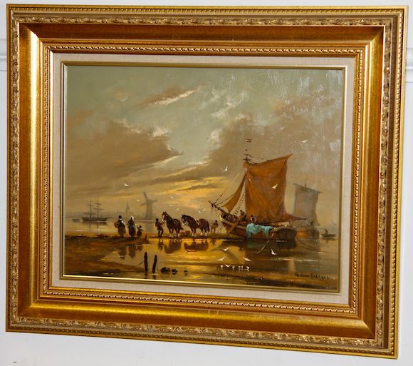 Bonhams : Gudrun Barbara Sibbons (German, born 1925) Bringing in the catch