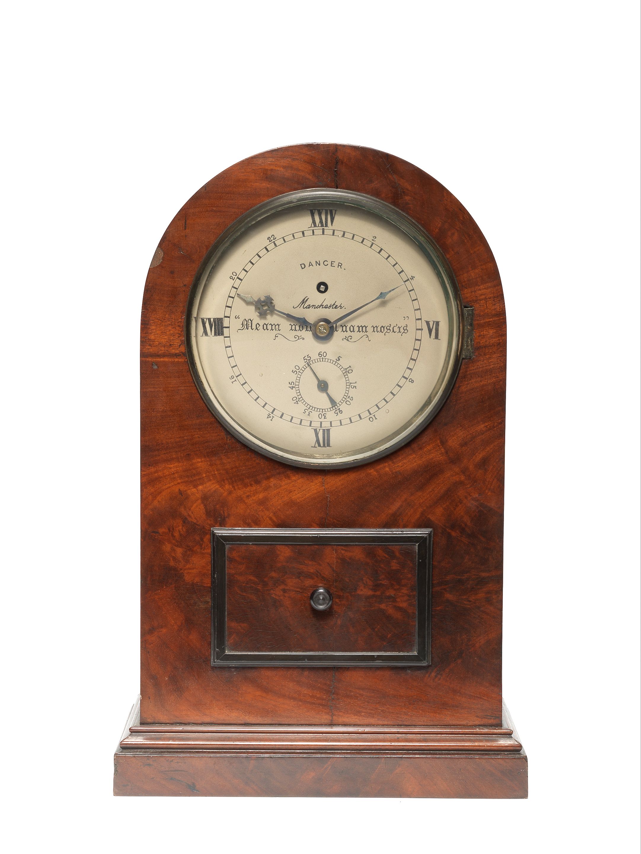 Bonhams : A late 19th century mahogany astronomical table regulator ...
