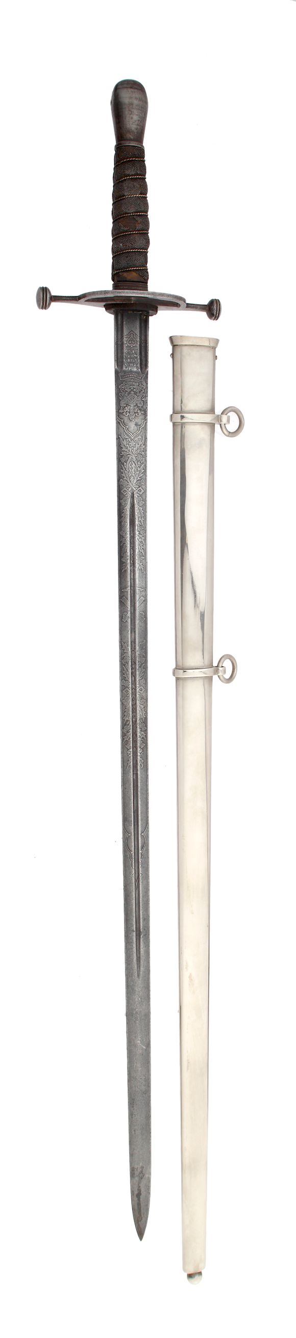 Bonhams : A Regimental 1828 Pattern Scottish Officer's Cross Hilted ...