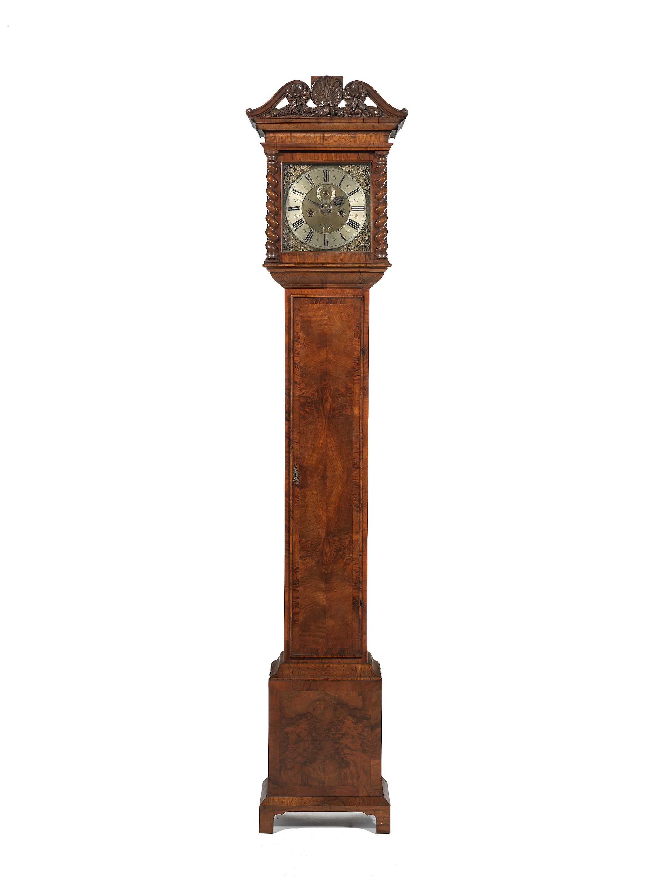 Bonhams : A late 17th century ten inch dial longcase clock movement ...