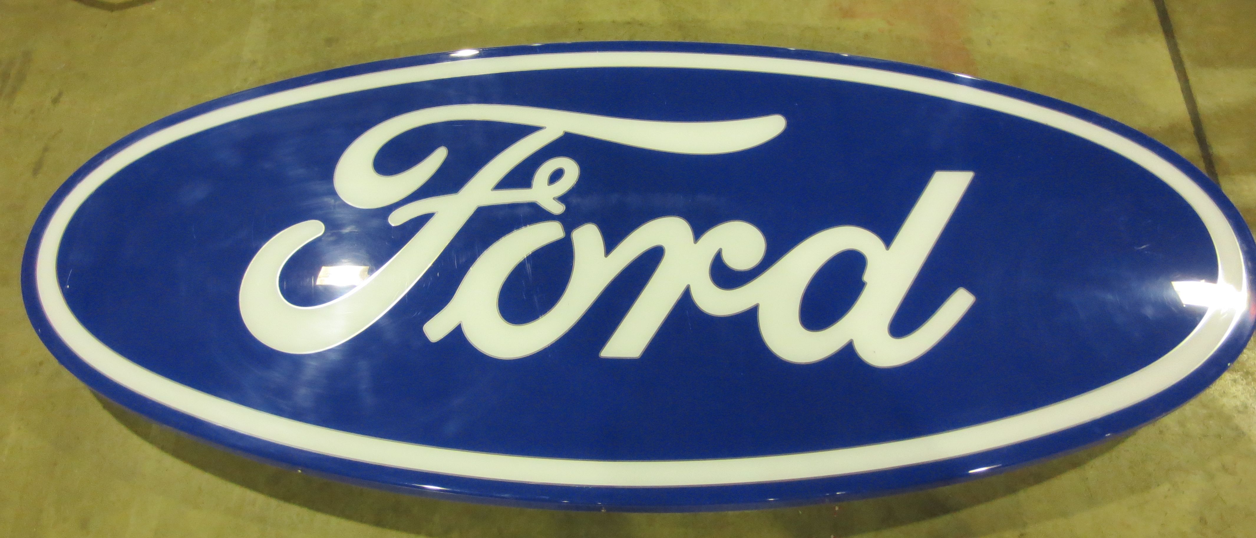 Bonhams Cars : A large Ford illuminating showroom sign,