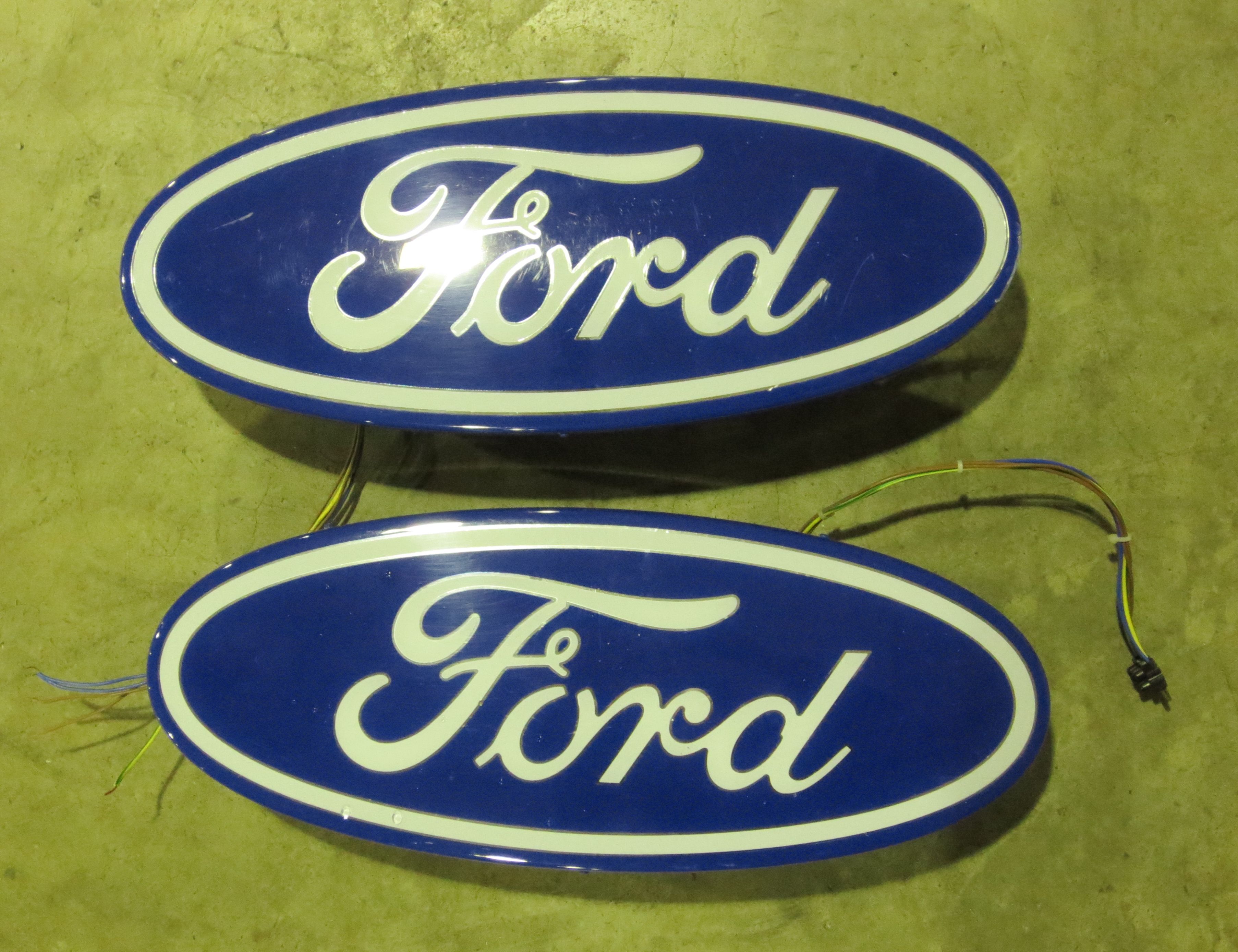 Bonhams Cars : Two Ford illuminating showroom signs,