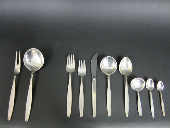 Bonhams : Tias Eckhoff for Georg Jensen; A Danish silver Cypress ...