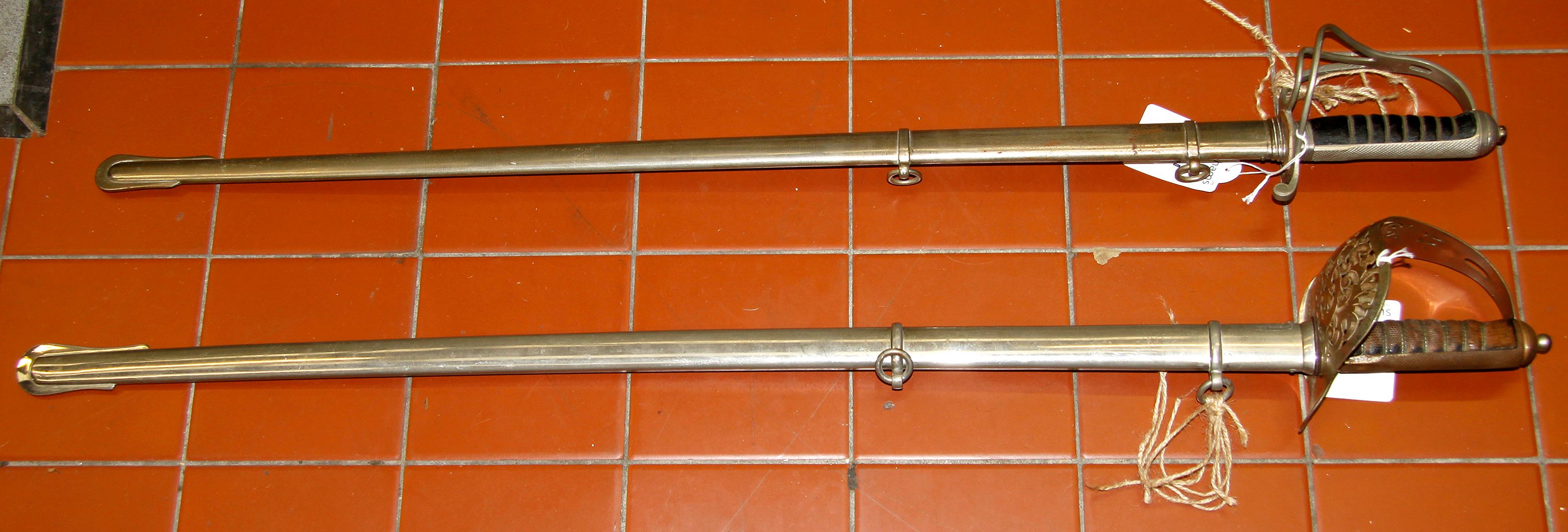 Bonhams : An 1821 Pattern Artillery Officer's Sword and a Reproduction ...