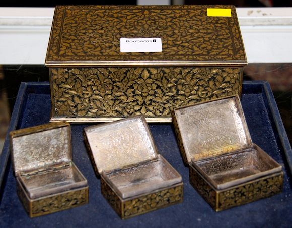 Bonhams : A 19th century Middle Eastern box