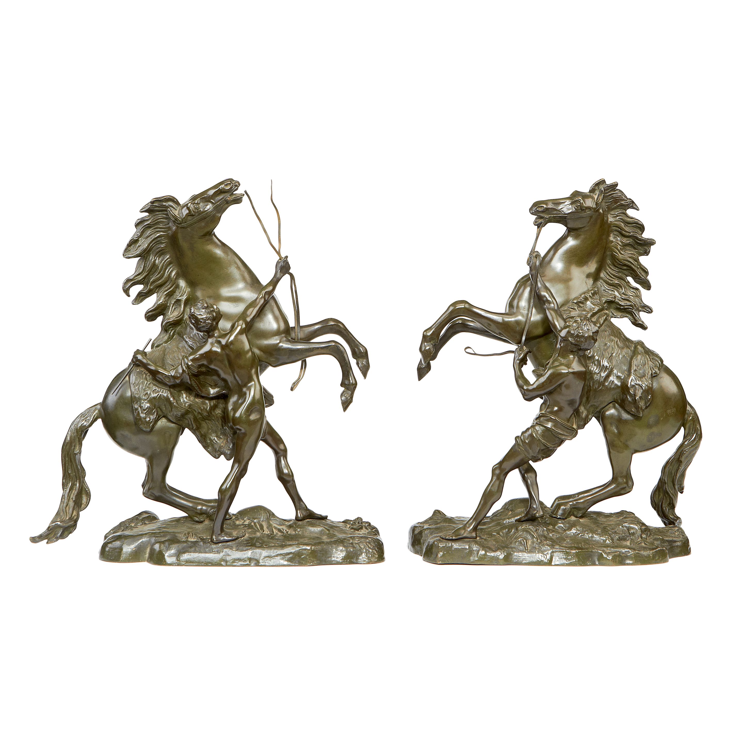 Bonhams : After Guillaume Coustou, French (1677-1746) A pair of late ...