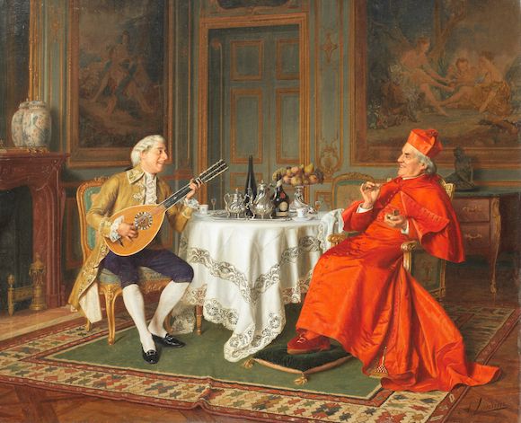 Bonhams : Andrea Landini (Italian, 1847-1935) The recital