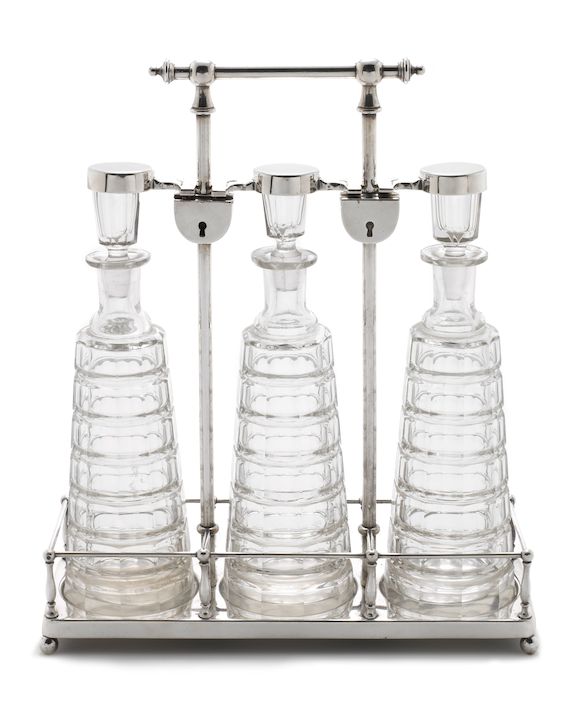 Bonhams : A silver-plated tantalis (4)