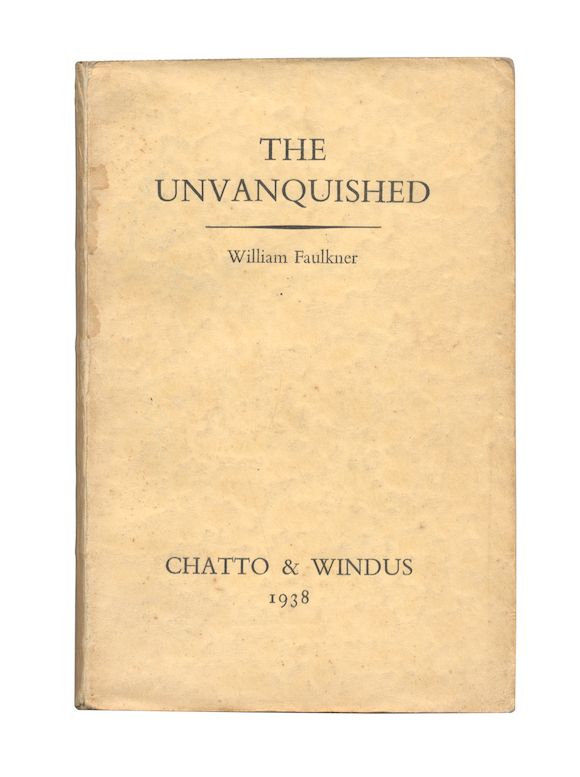 Bonhams : FAULKNER (WILLIAM) The Unvanquished, advance proof copy of ...