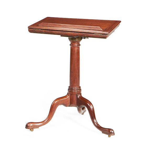 Bonhams : A George II mahogany reading table