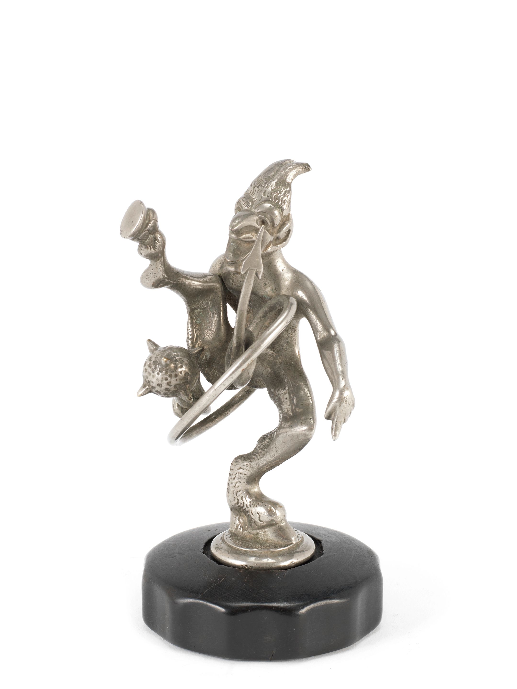 Bonhams Cars : A 'Devil with Mace' mascot, c. 1923,