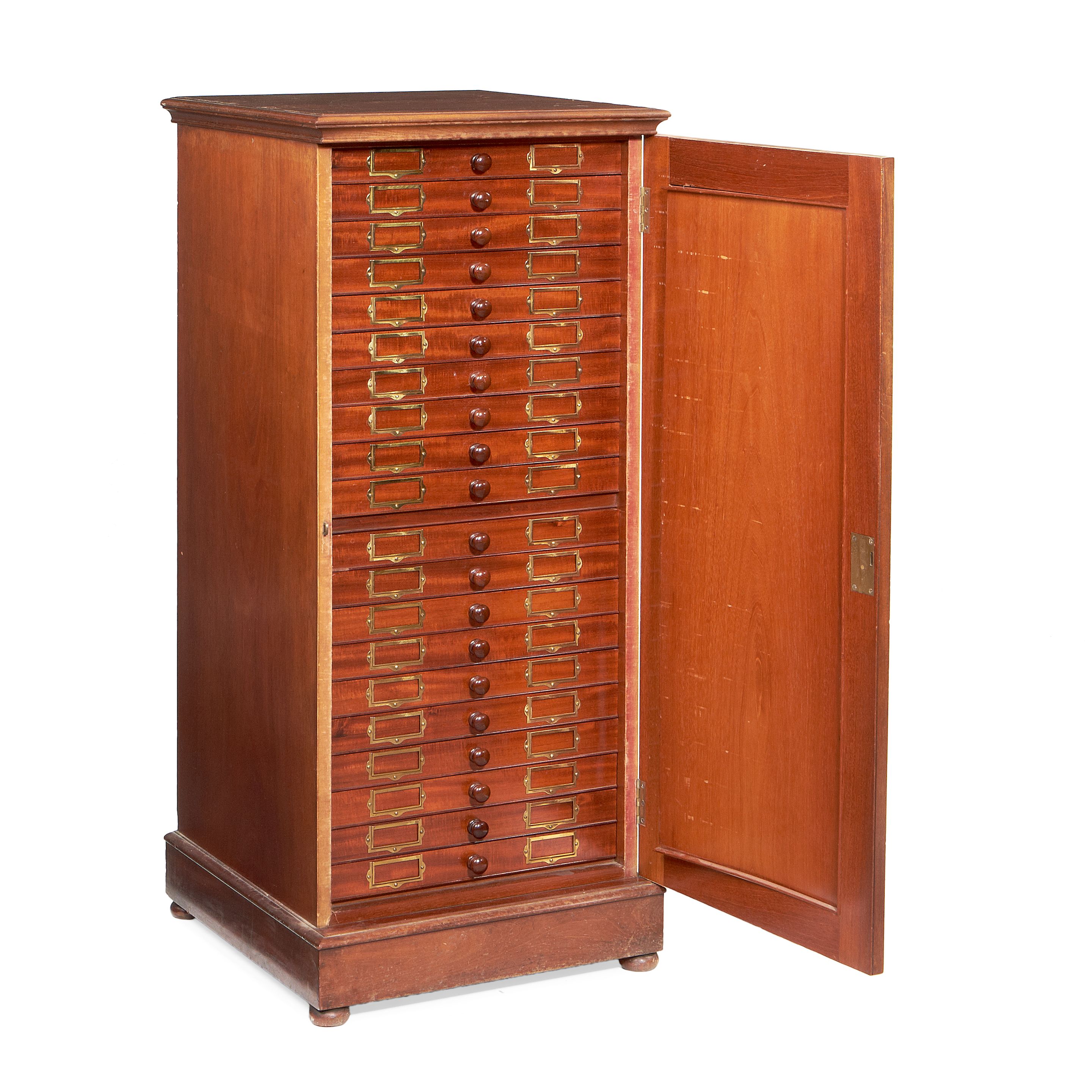 Bonhams : A mid Victorian mahogany collectors' cabinet