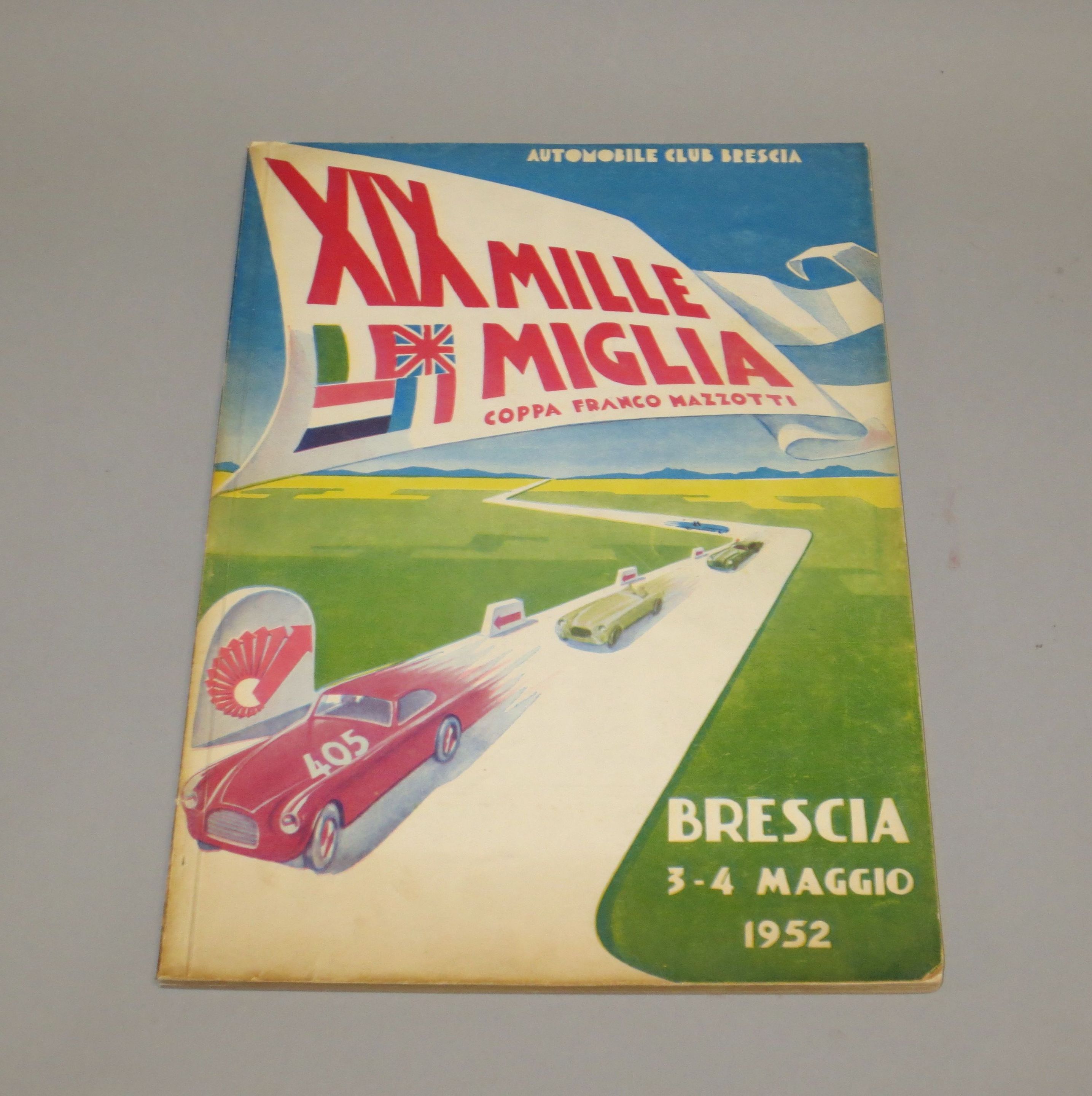The 1951 Mille Miglia 'Franco Mazzotti' silver trophy awarded to ...