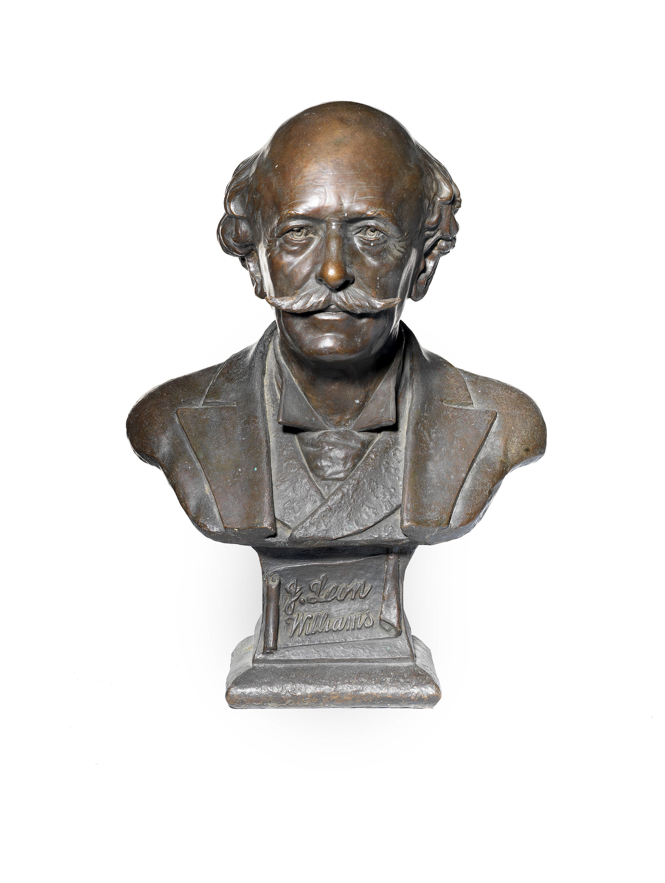 Bonhams An Early 20th Century American Bronze Portrait Bust Depicting