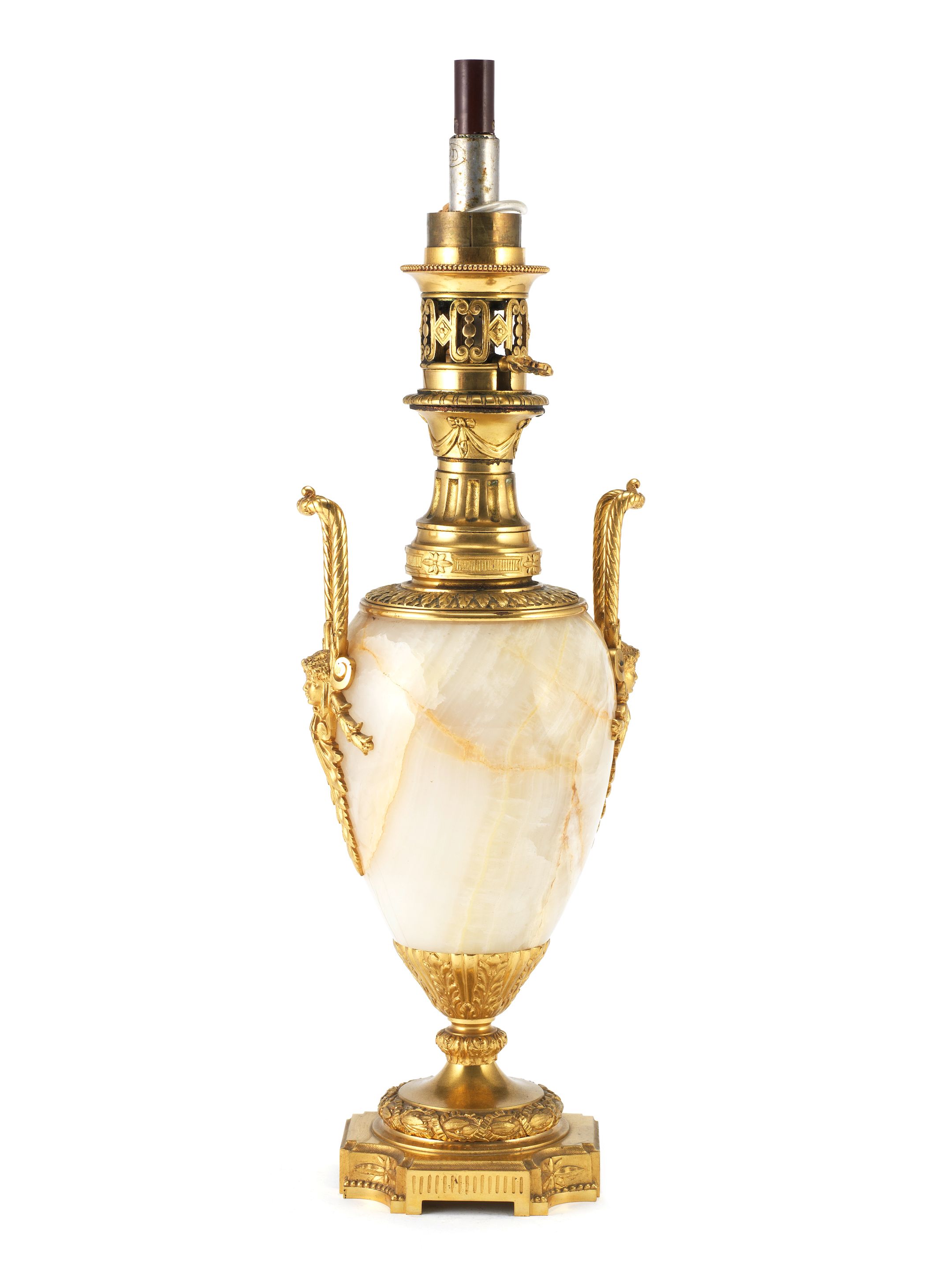 Bonhams : A late 19th century French Algerian Onyx and gilt metal ...