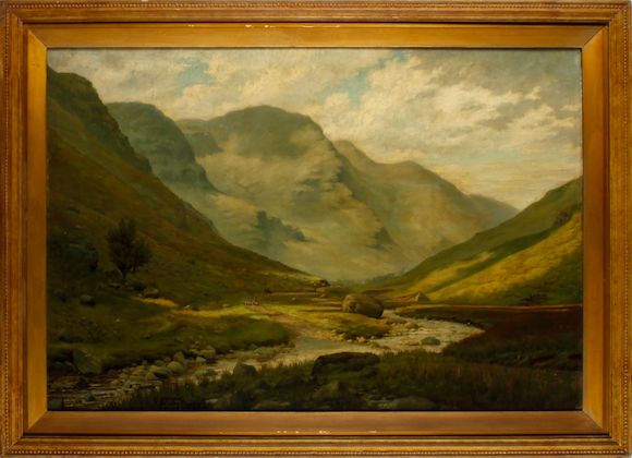 Bonhams : Frederick Stead (British, 1863-1940) Lakeland landscape