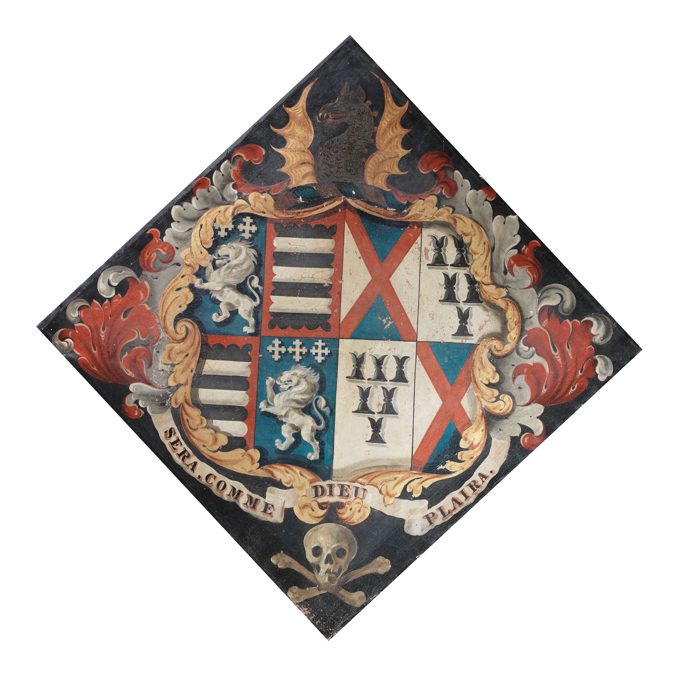 Bonhams : A coat of arms The arms of the Dalton family of Thurnham Hall ...