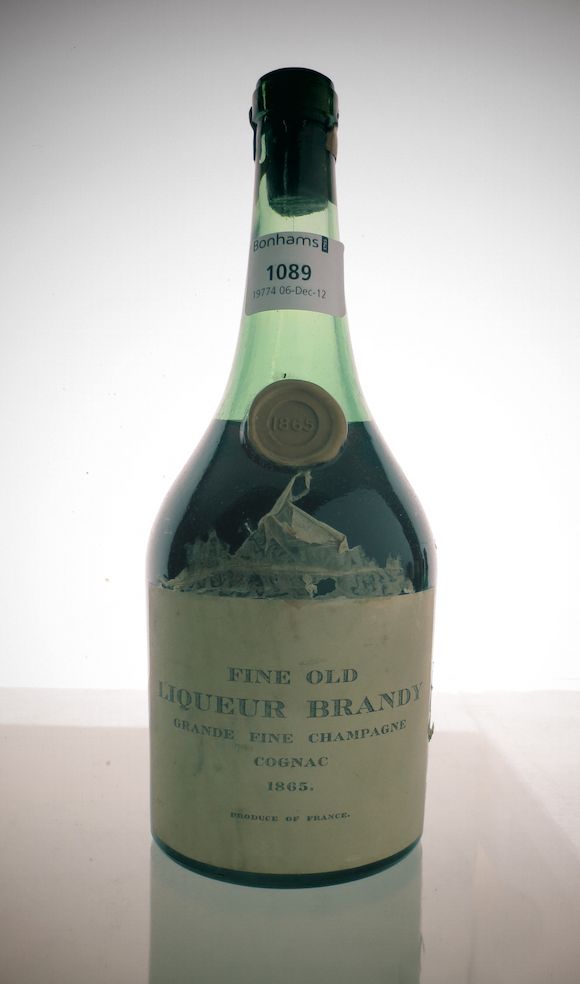 Bonhams : 'Fine Old Liqueur Brandy' 1865 (1)