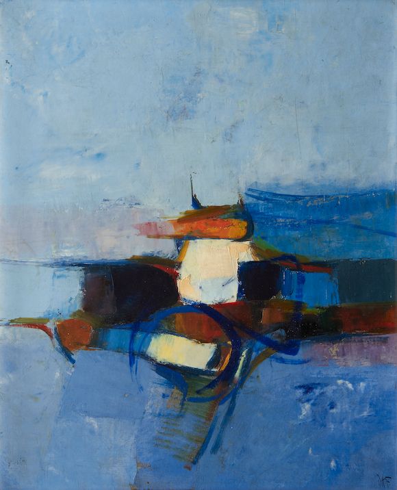 Bonhams : Donald Hamilton Fraser RA (British, 1929-2009) Vertical ...