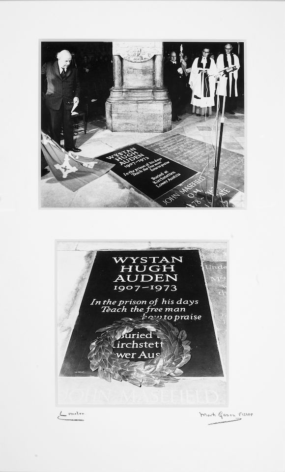 Bonhams : AUDEN, WYSTAN HUGH (1907-1973) and JOHN BETJEMAN (1906-1984) PORTRAIT BY MARK GERSON ...