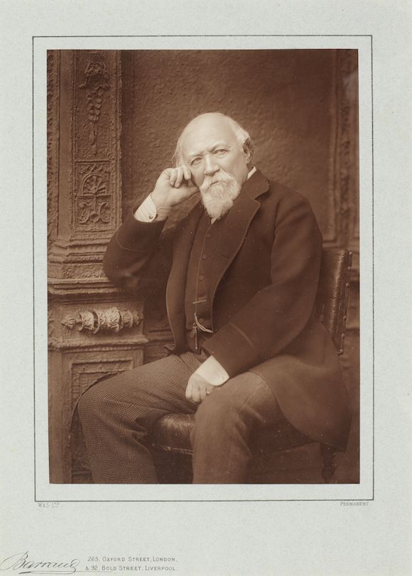 Bonhams : BROWNING, ROBERT (1812-1889) PORTRAIT BY HERBERT ROSE BARRAUD ...