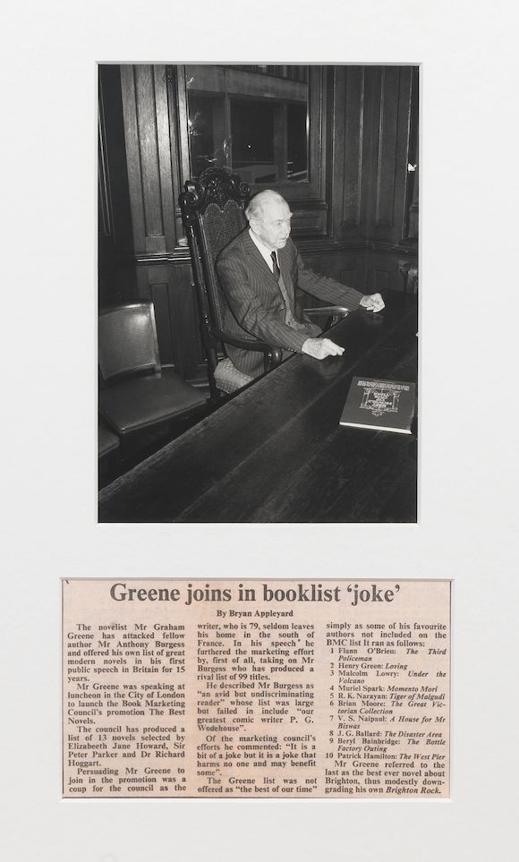Bonhams : GREENE, GRAHAM (1904-1991) AUTOGRAPH DRAFT AND FAIR COPY OF A ...