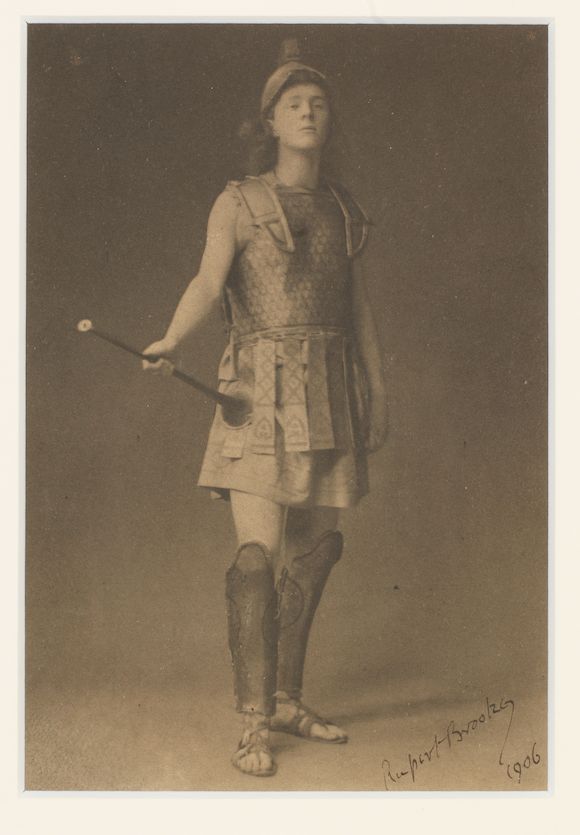 Bonhams : BROOKE, RUPERT (1887-1915) EARLY PORTRAIT BY AN UNKNOWN ...