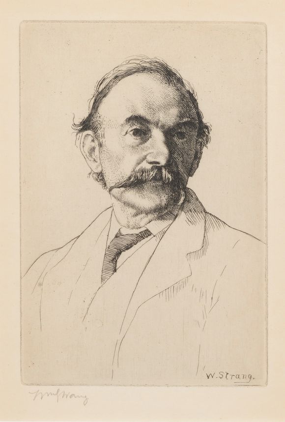 Bonhams : HARDY, THOMAS (1840-1928), PORTRAIT BY WILLIAM STRANG (1859 ...