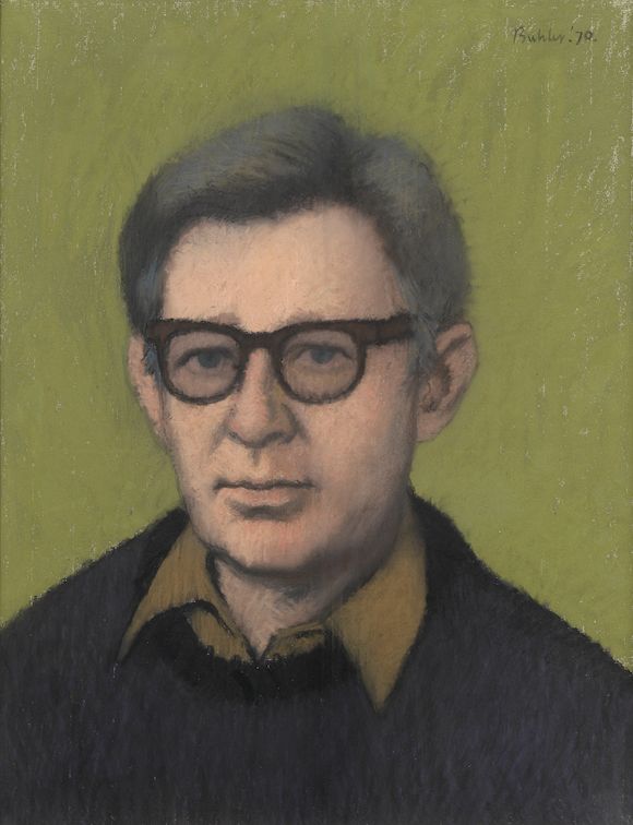 Bonhams : LEE, LAURIE (1914-1997) PORTRAIT BY ROBERT BUHLER R.A., 1970 ...