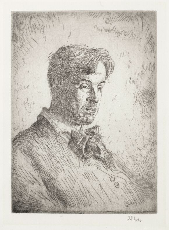 Bonhams : YEATS (W.B.) Portrait by Augustus John, etching and drypoint ...
