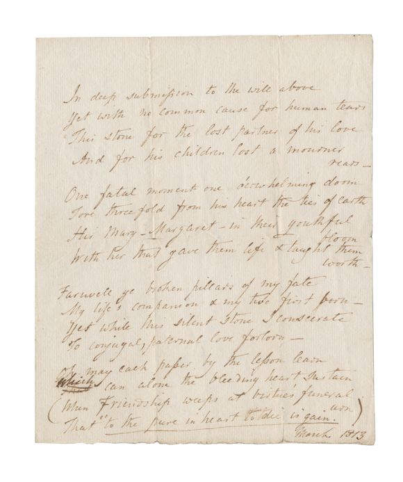 Bonhams : CAMPBELL, THOMAS (1777-1844, Scottish poet) AUTOGRAPH ...