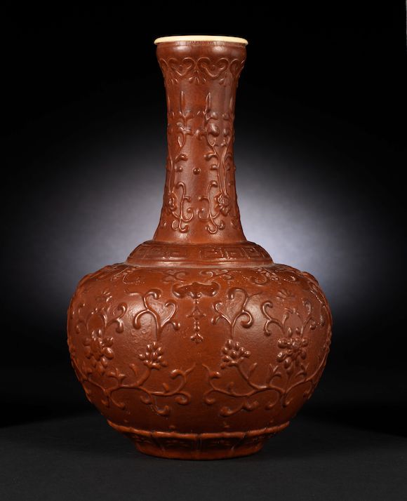 Bonhams : A gourd vase 19th century, wan bao zhi (Studio of the Ten ...