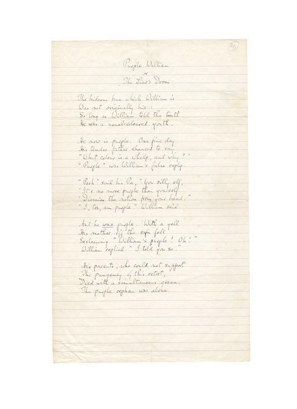 Bonhams : HOUSMAN, ALFRED EDWARD (1859-1936) AUTOGRAPH MANUSCRIPT OF ...