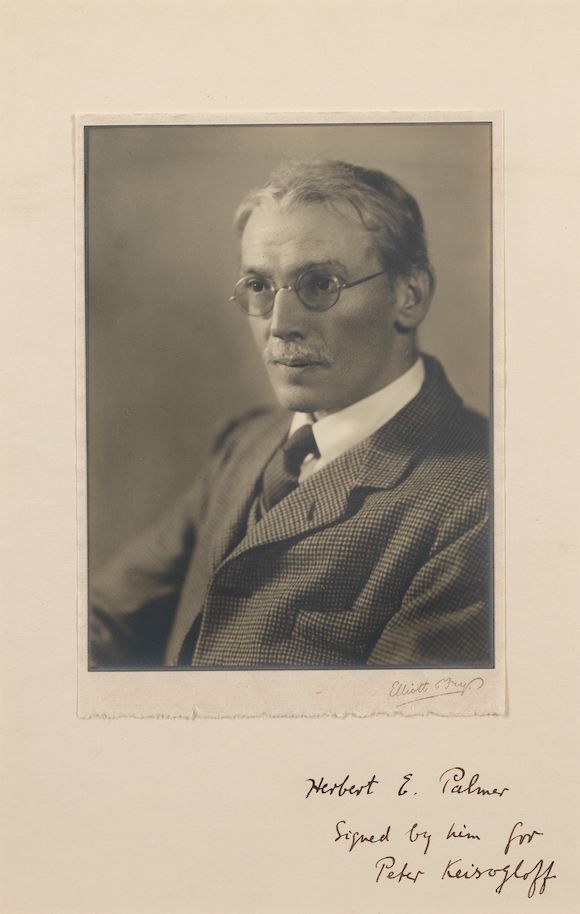 Bonhams : PALMER, HERBERT EDWARD (1880-1961) PORTRAIT BY ELLIOTT & FRY ...