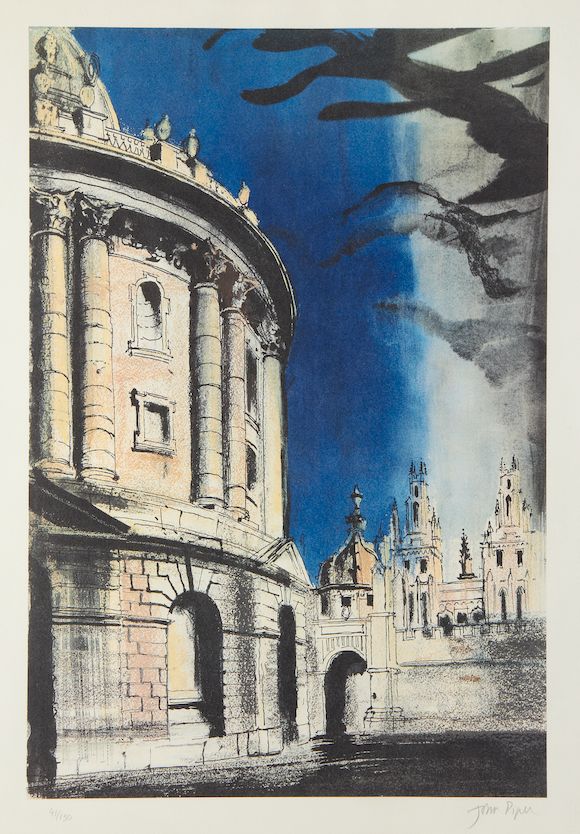 Bonhams : John Piper CH (British, 1903-1992) Radcliffe Camera Offset ...