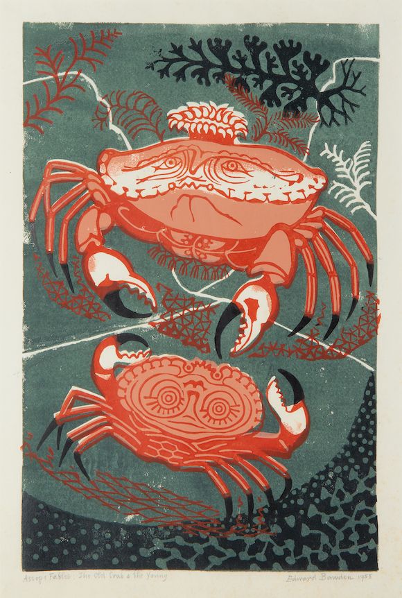 Bonhams : Edward Bawden R.A. (British, 1903-1989) Aesop's Fables: The ...