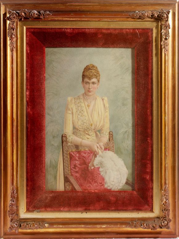 Bonhams : A William Godwin plaque painted with a portrait of Princess ...