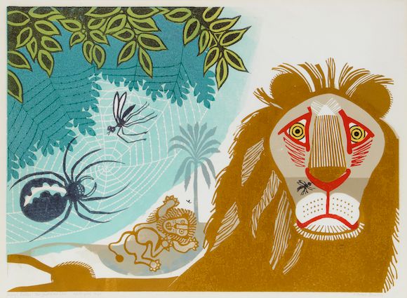 Bonhams : Edward Bawden R.A. (British, 1903-1989) Aesop's Fables The ...