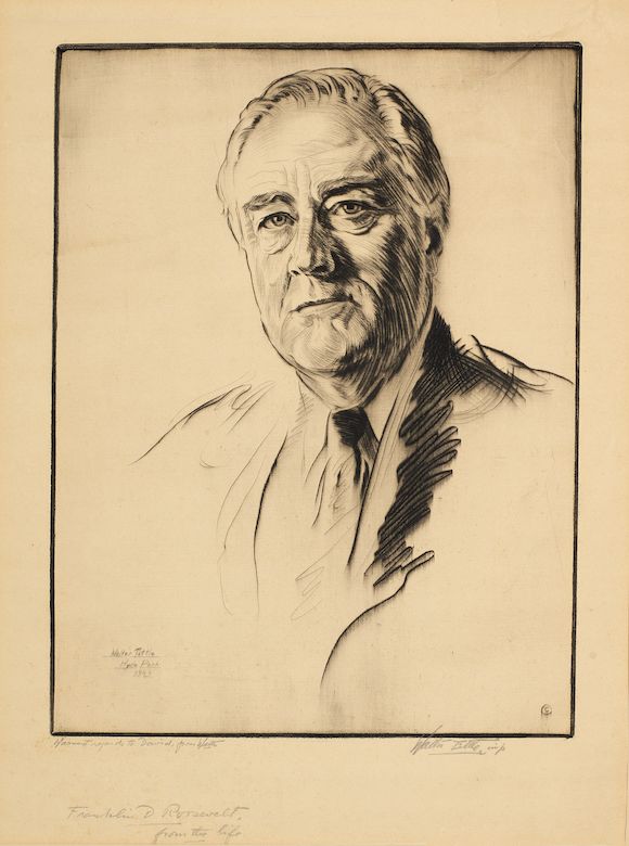 Bonhams : Walter Ernest Tittle (American, 1883-1960) Portrait of ...