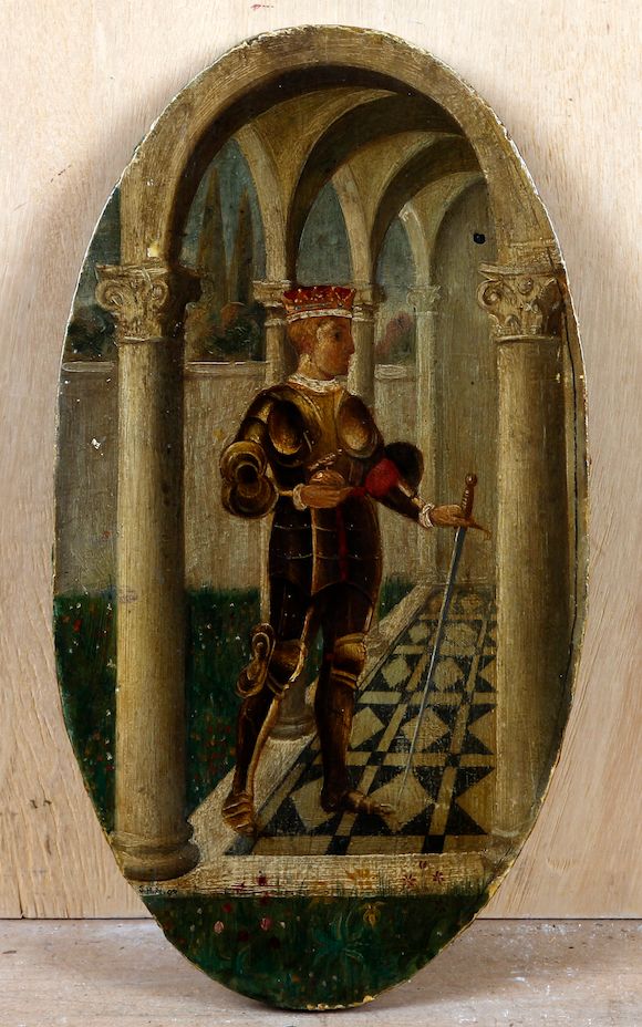 Bonhams : British School, 1907 in the manner of Paolo Uccello, in the ...