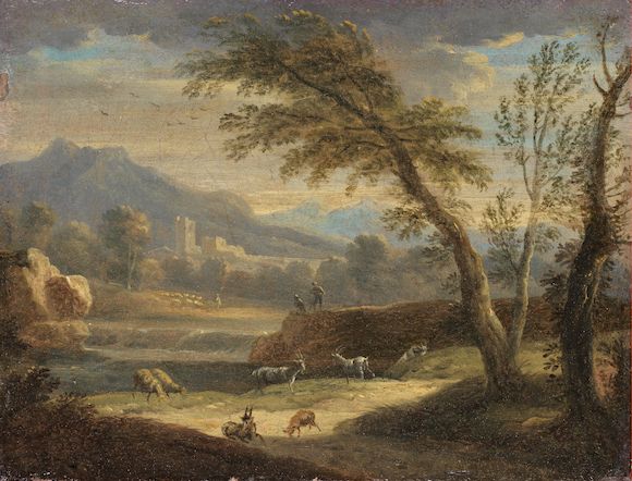 Bonhams : Circle of Paolo Anesi (Rome circa 1700-circa 1761) A river ...