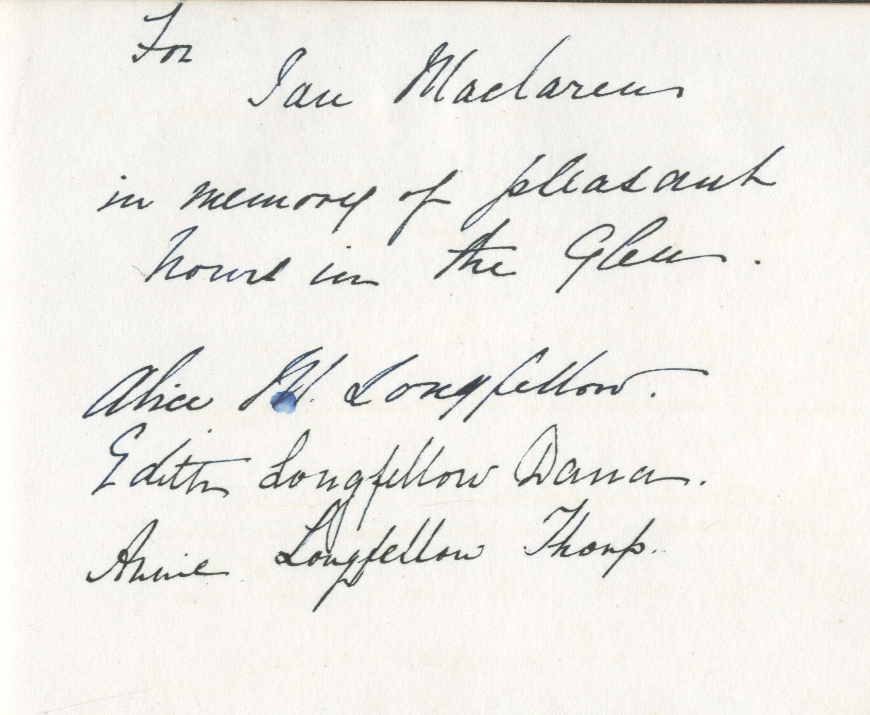 Bonhams : LONGFELLOW (HENRY WADSWORTH) Autograph manuscript of the ...