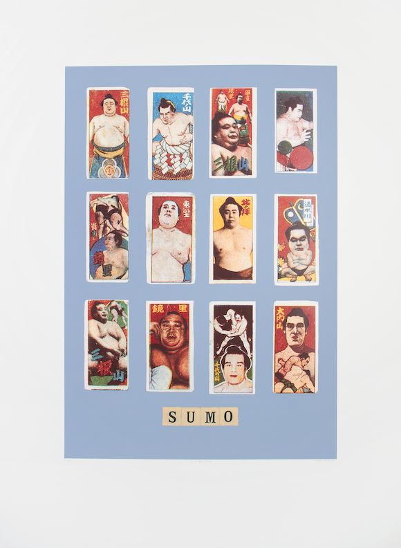 Bonhams : Sir Peter Blake (British, born 1932) S is for Sumo, from the ...