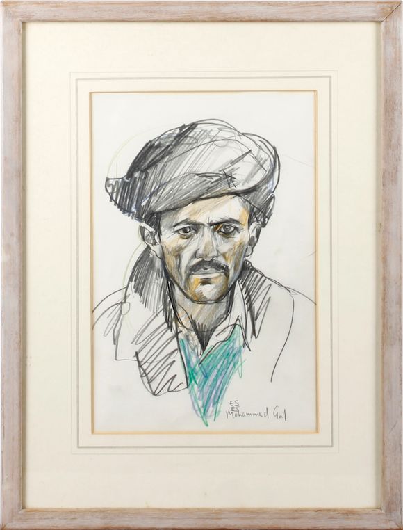 Bonhams : Emma Sergeant (British, 1959) Portrait of Mohammad Gul