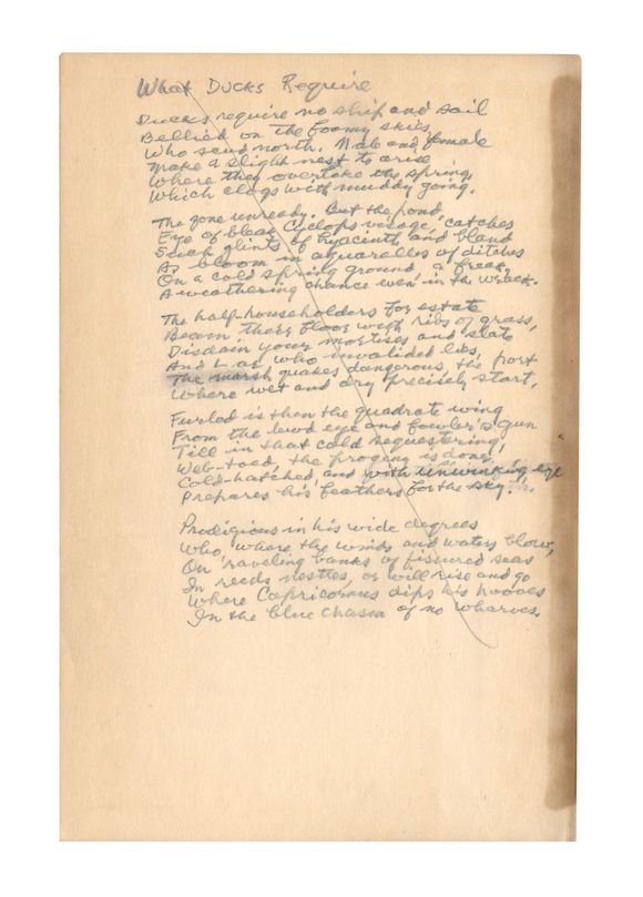 Bonhams : RANSOM, JOHN CROWE (1888-1974, American poet) AUTOGRAPH ...