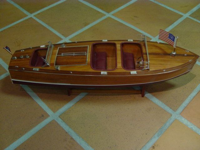 Bonhams Cars : A 1:10 scale hand built model of a Chris Craft Triple ...