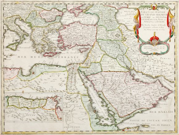 Bonhams : OTTOMAN EMPIRE SANSON (NICOLAS) Estats de l'Empire du Grand ...