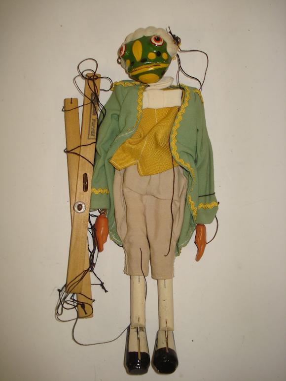 Bonhams : Pelham Puppet Alice in Wonderland Frog Butler