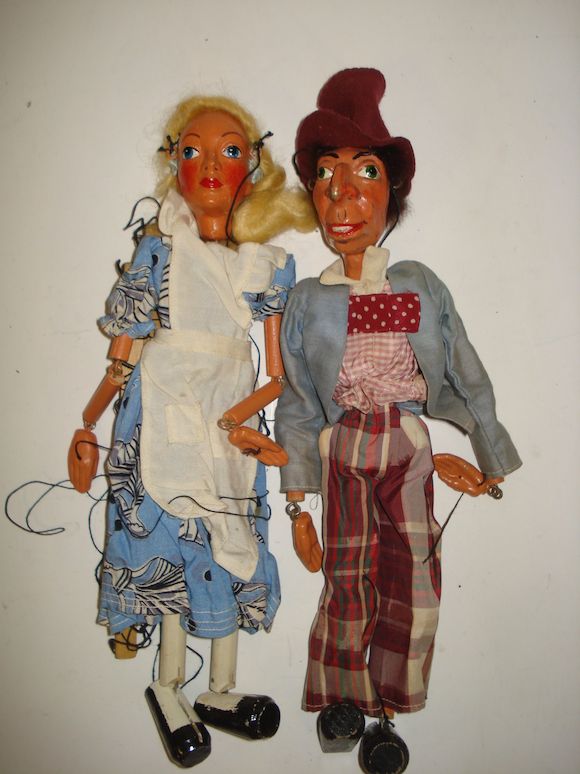 Bonhams : Pelham Puppet Alice in Wonderland and The Mad Hatter 2